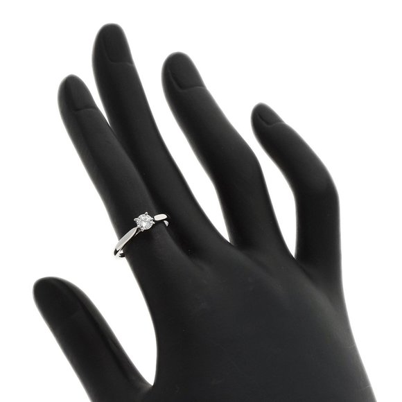 Cartier | Jewelry | Cartier Solitaire Diamond 48 Ring Platinum Pt95 ...